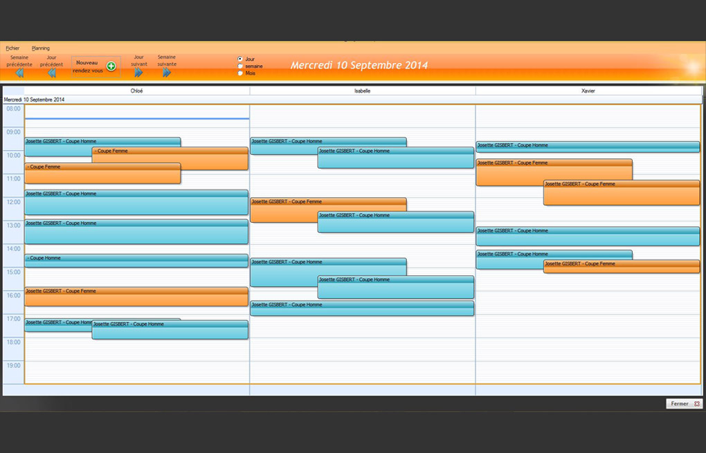 LS coiffure - logiciel de caisse coiffure et gestion fichier client
